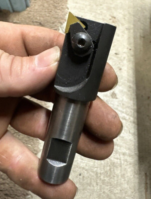 MECA TOOL USA 3/4” Shank 1” End Mill 2fl Triangle Carbide Insert ...