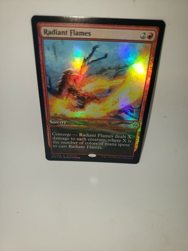 Magic the Gathering: Radiant Flames Foil x1 - Game Day Promo - MTG ...