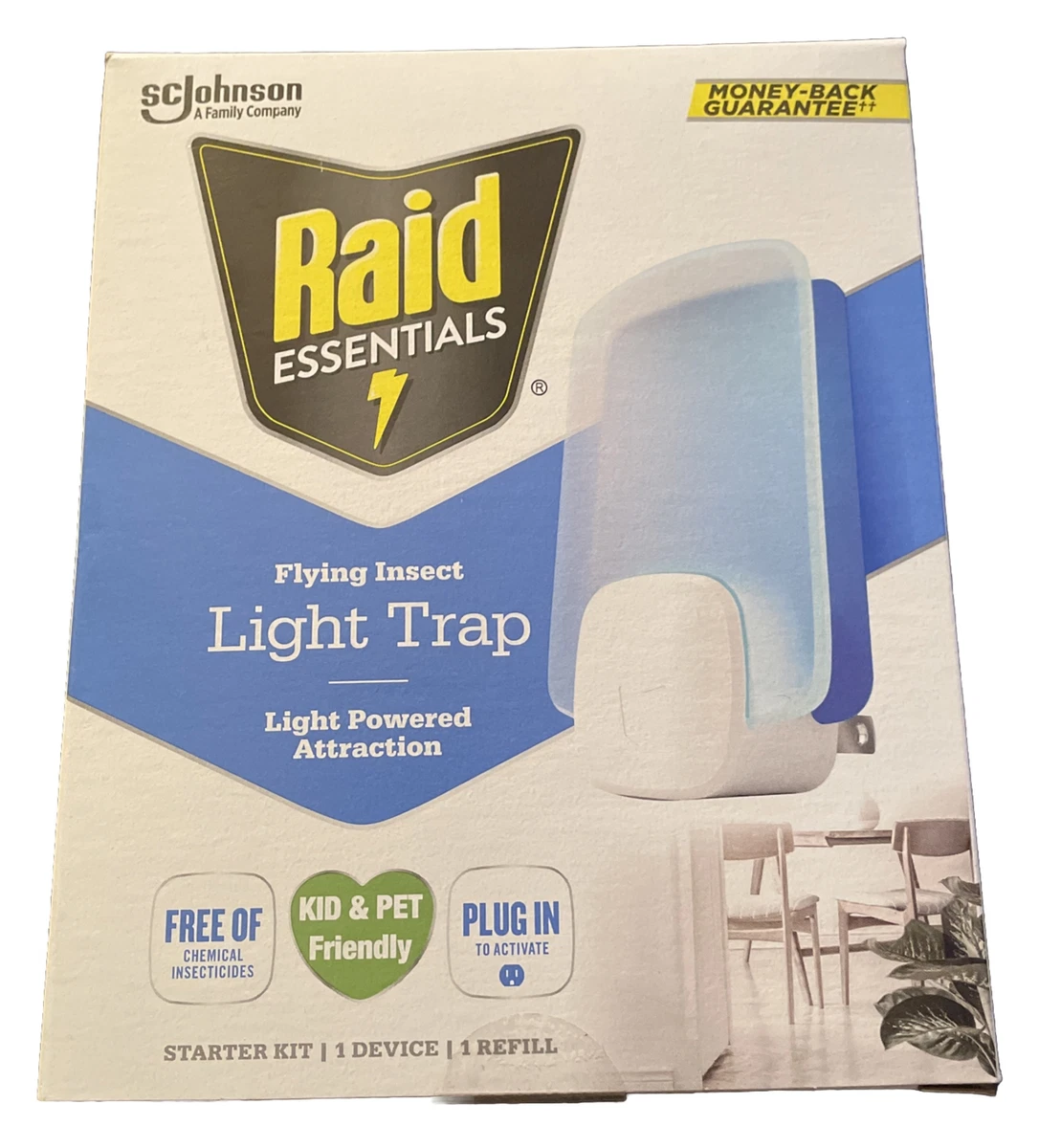 Raid Essentials Flying Insect Light Trap Starter Kit Reviews Sale ...