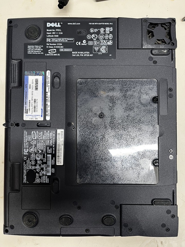 Dell Latitude C640 14" Intel Pentium 4 1.80GHz 512MB RAM Laptop ATI ...