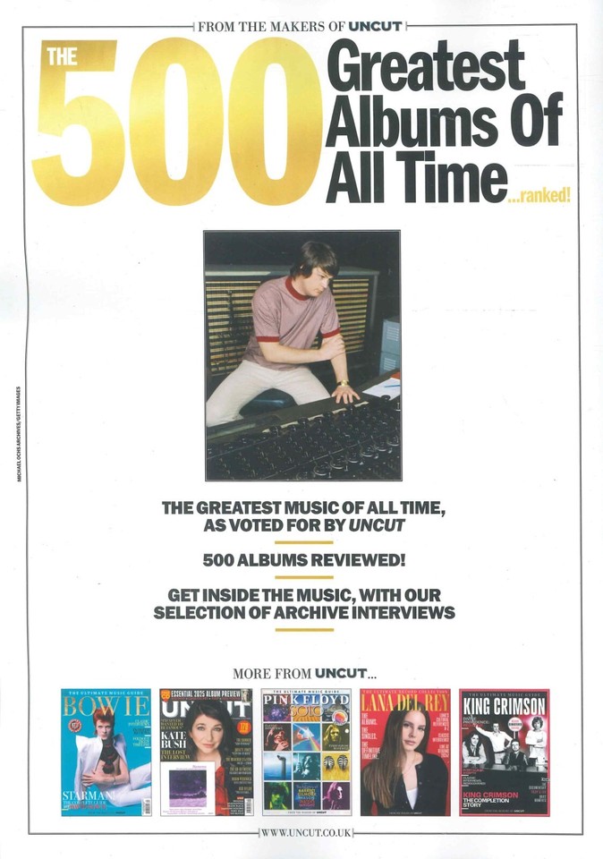 UK Uncut Magazine: 500 Greatest Albums Of All Time, Ultimate Record ...
