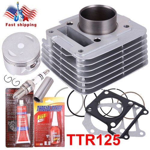 For Yamaha TTR125 Cylinder Piston Ring Top End Rebuild Kit Set 2000 ...