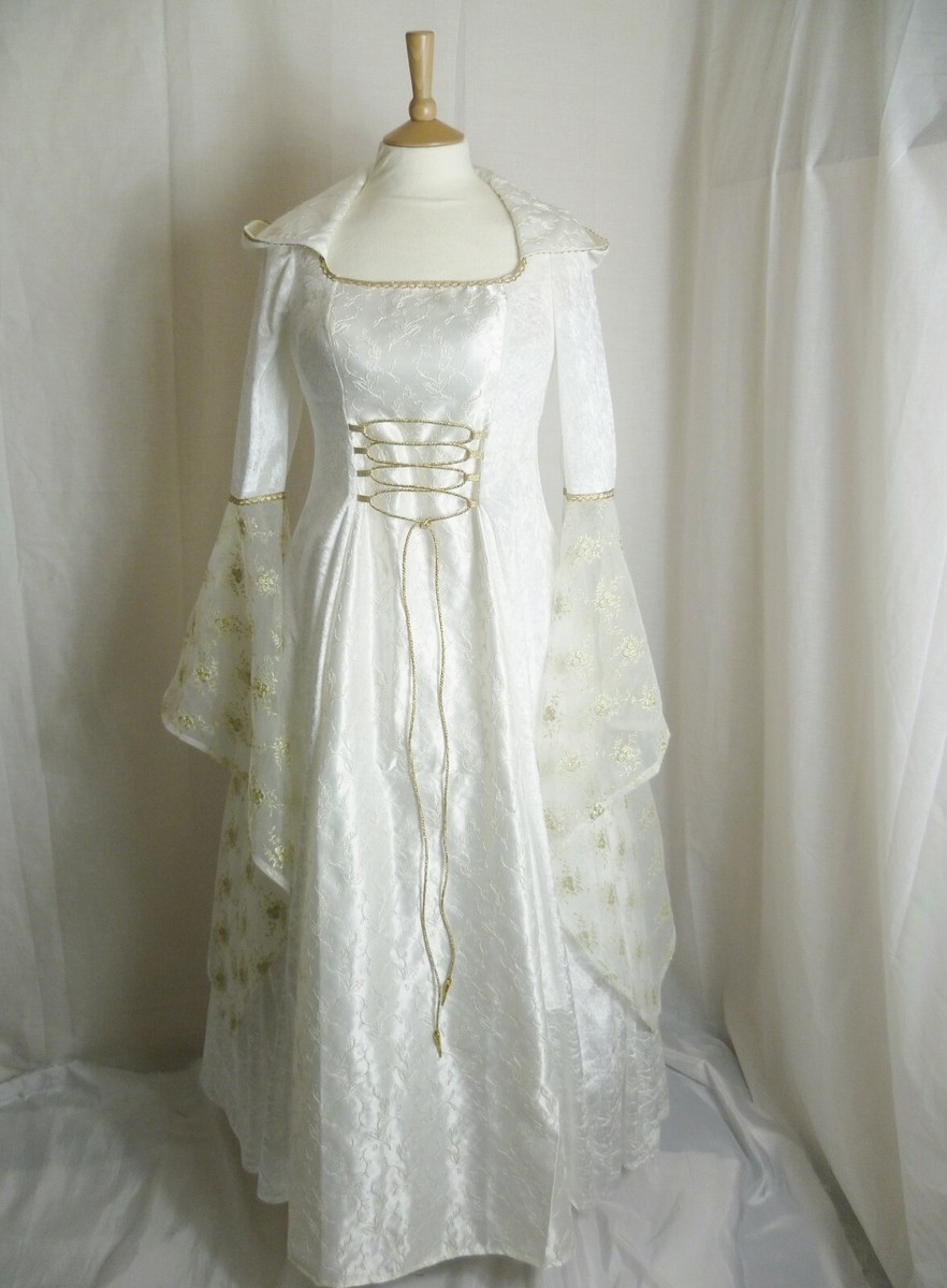 Medieval Wedding Costumes Medieval Wedding Gown, Elvish Dress,