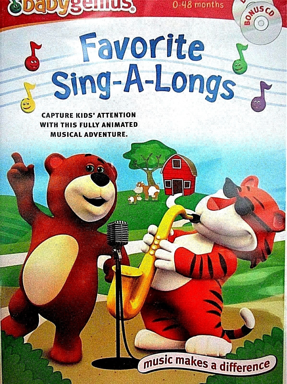 Baby Genius - Favorite Sing-A-Longs NEW! DVD & CD set, Childrens Music ...