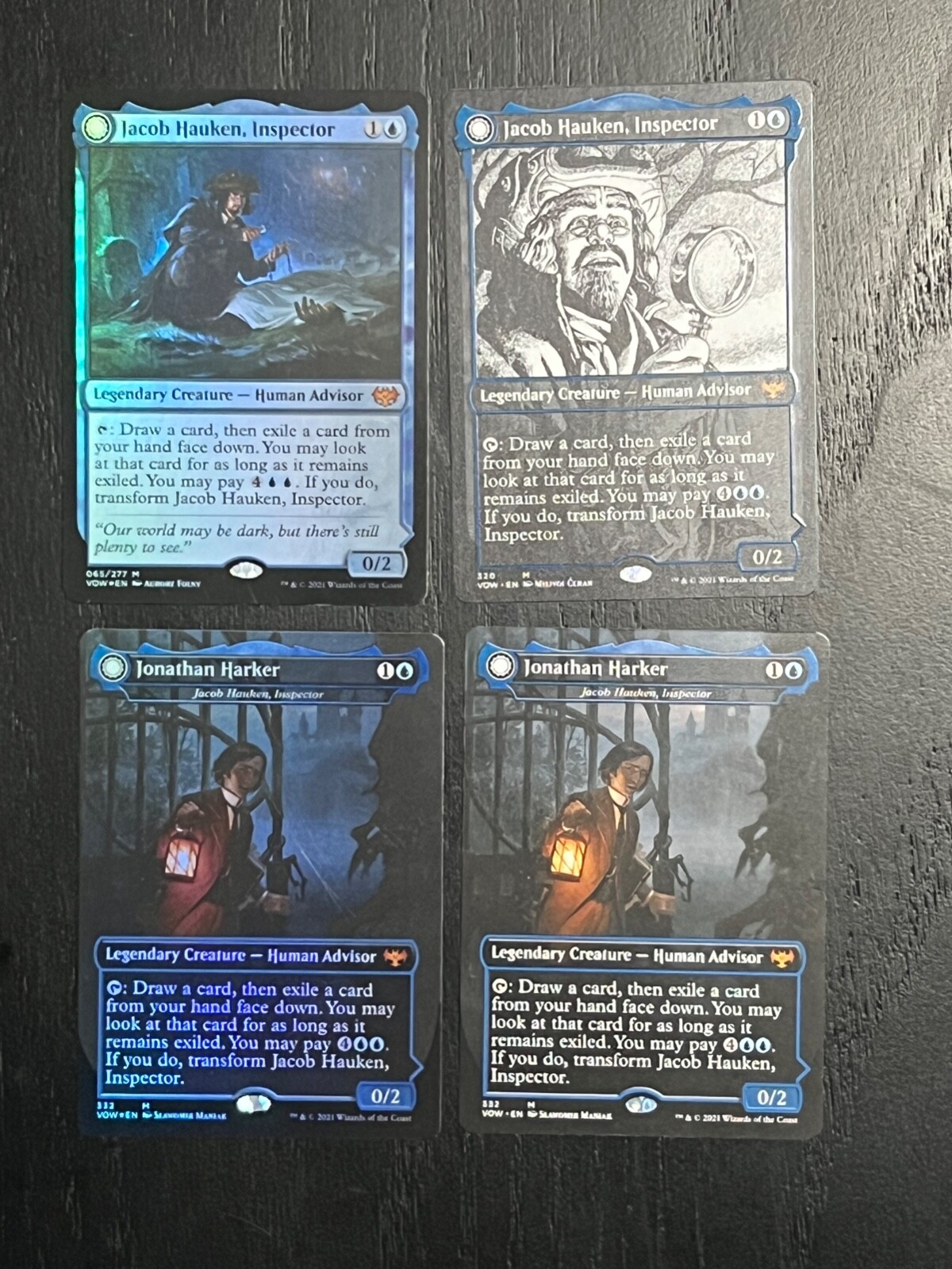 MTG Jacob Hauken, Inspector Hauken's Insight Innistrad: Crimson Vow 4 ...