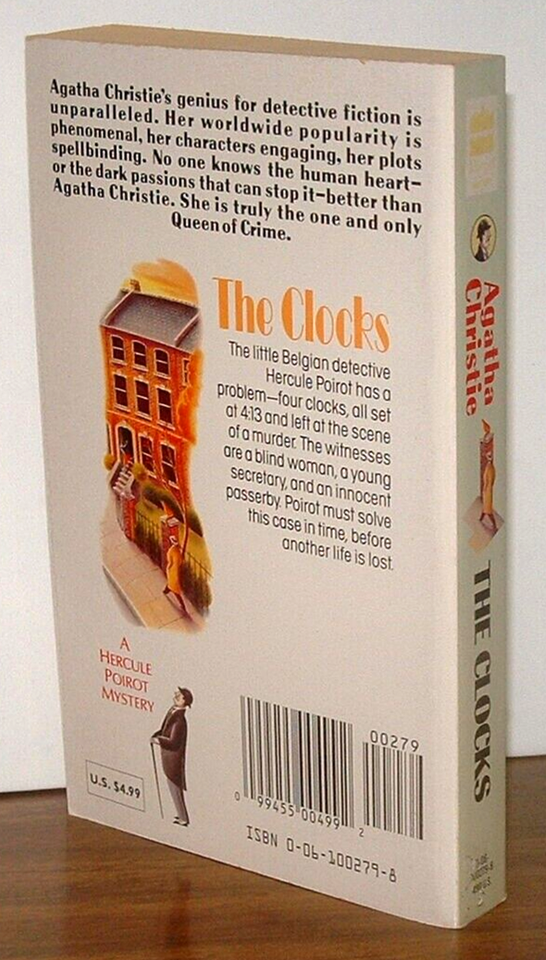 AGATHA CHRISTIE The Clocks PB HERCULE POIROT Harper Collins *LIKE BRAND ...