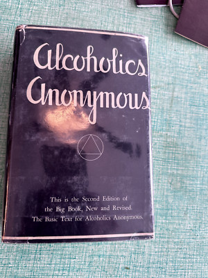 Alcoholics Anonymous AA Big Book 2nd Edition 13th Printing 1974 dust ...
