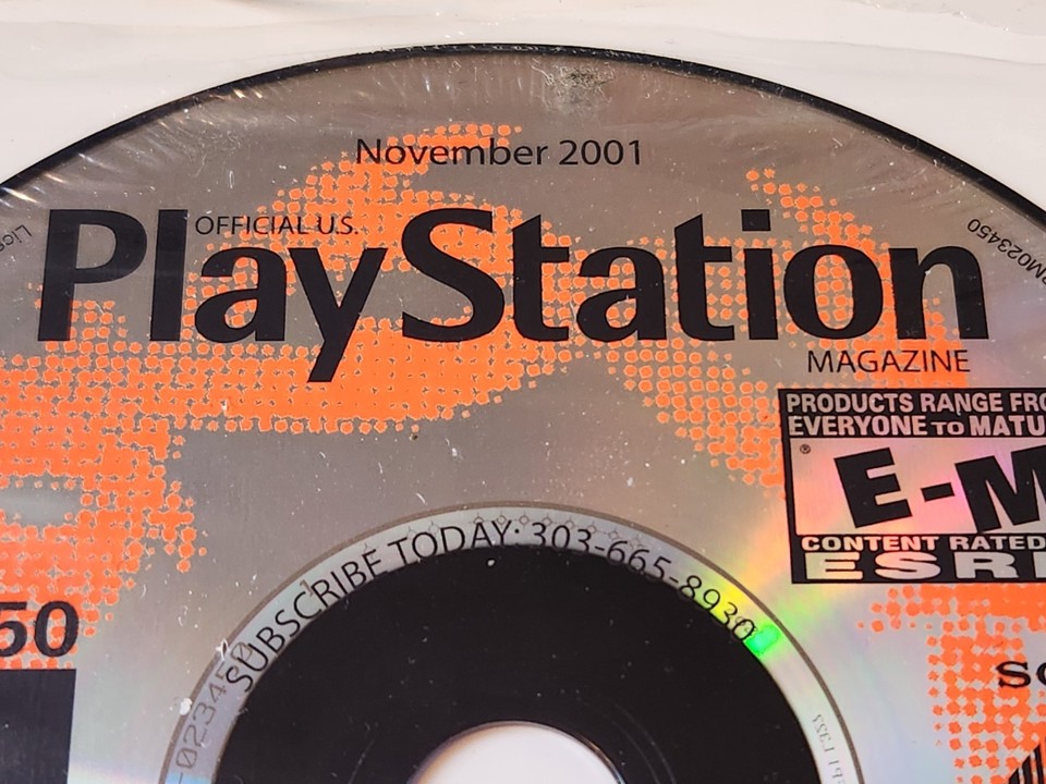 NM Official U.S. PlayStation Magazine Disc 50 | Nov 2001 | PS1 Demo ...
