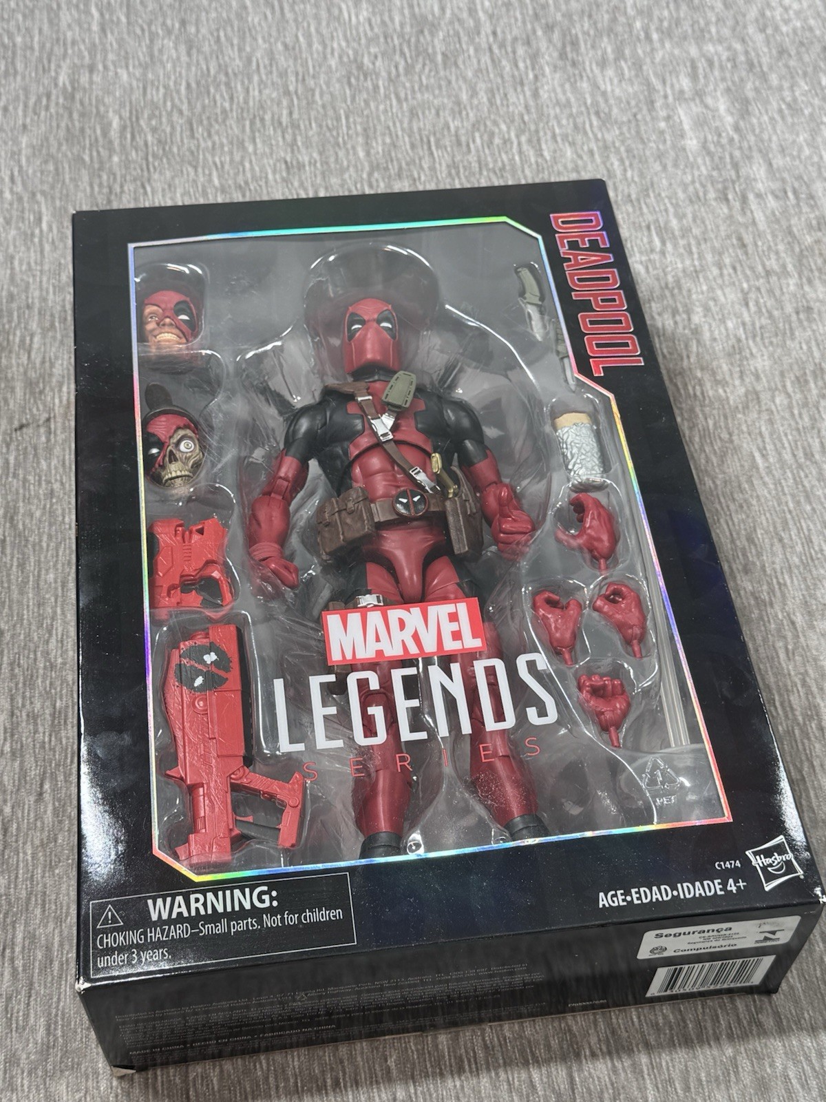 Hasbro Marvel Legends Series 12 Inch Deadpool 12" Figure SEALED Box ...