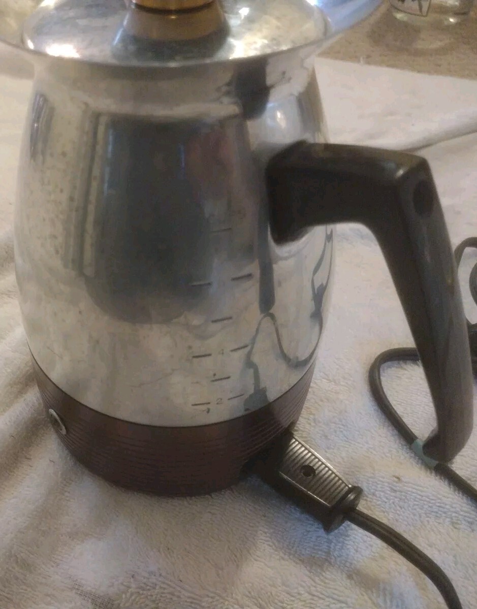 Vtg. Mirro-matic 8 Cup Instant Coffee Server Kettle Model M-0108-56 ...