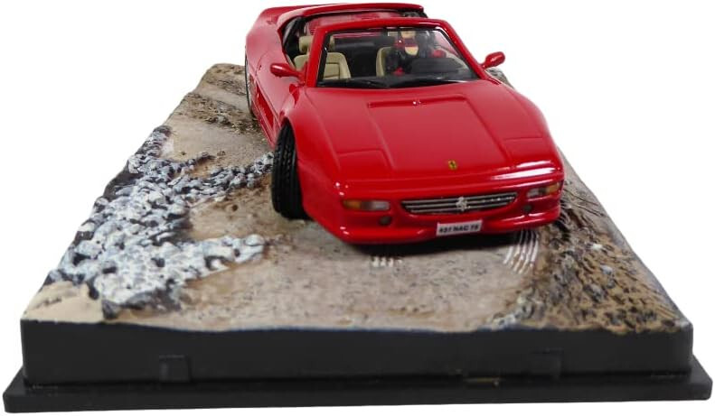 DIORAMA FERRARI F355 GTS JAMES BOND 007 FILM GOLDENEYE 1:43 UNIVERSAL ...