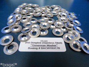 Tinnerman Washer #10 Stainless Boeing Aircraft BACW10UC10 (100) | eBay
