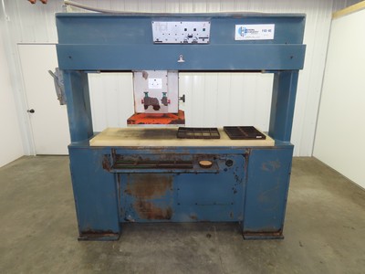 Hudson Machinery F63/HS Hydraulic Clicker Press Die Cutting Machine 20 ...