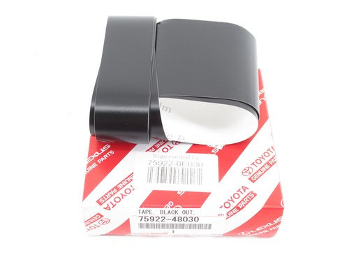 Genuine OEM Toyota 75922-0E030 Driver Front Black Out Tape 2008-2013 ...