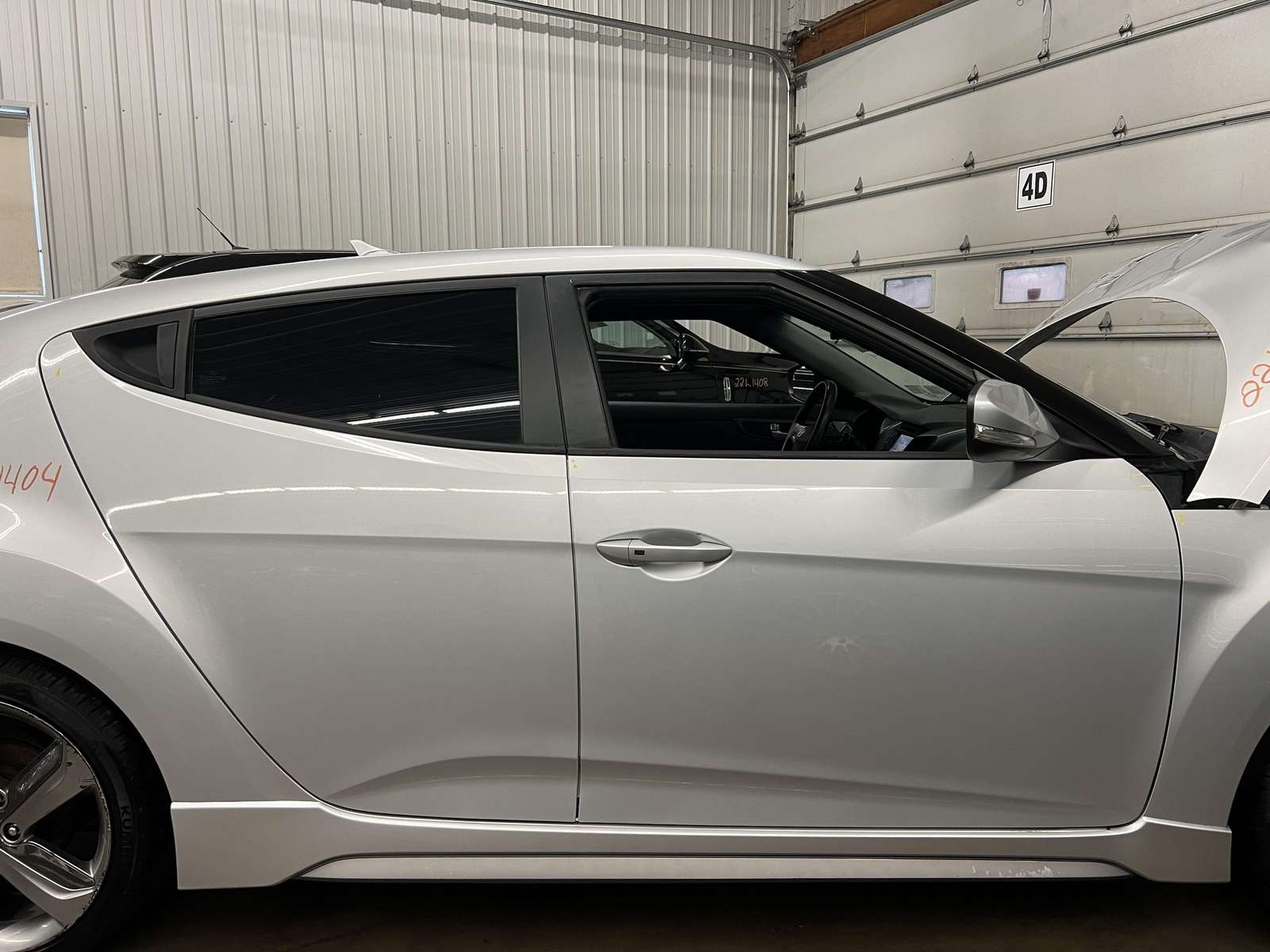 12-17 HYUNDAI VELOSTER PASSENGER RIGHT FRONT DOOR ASSY IRONMAN SILVER ...