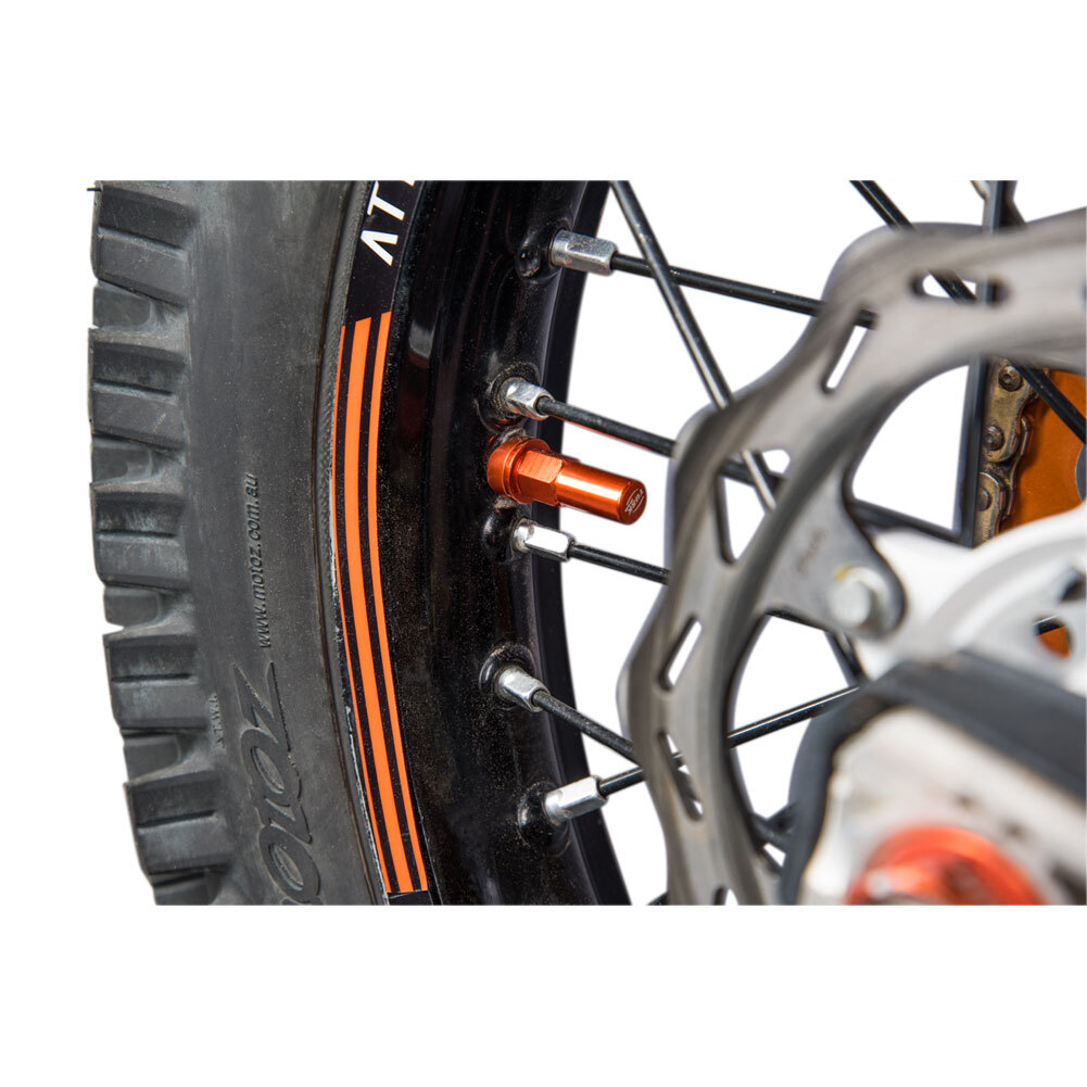 Tusk Rim Lock Nut/Spacer Kit Orange For KTM 690 ENDURO 2008-2018 | eBay