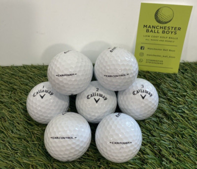 24 Callaway CXR - Power / Control - Golf Balls 2 Dozen Pearl / A Grade ...