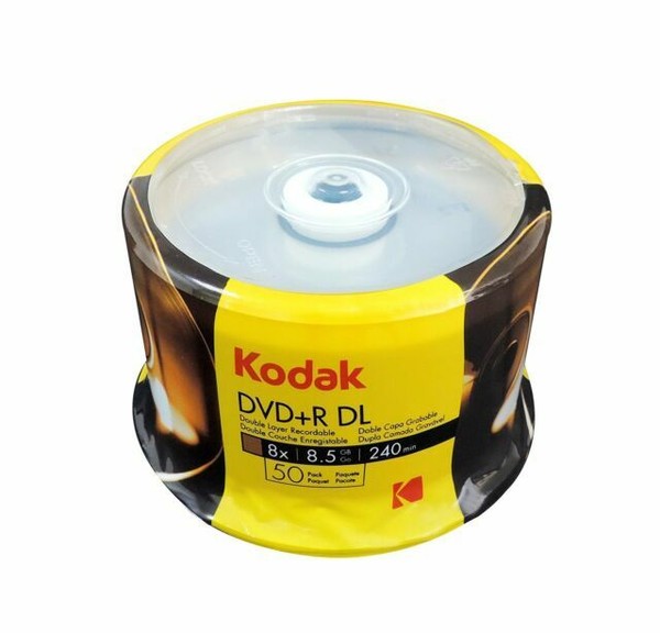 Kodak DVD+R DL 8.5 GB 8x Media Disc - 50 Count for sale online | eBay