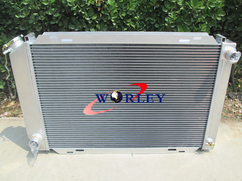 3ROW 52MM Aluminum Radiator&Fans for 1979-1993 80 FORD MUSTANG GT/LX 5 ...