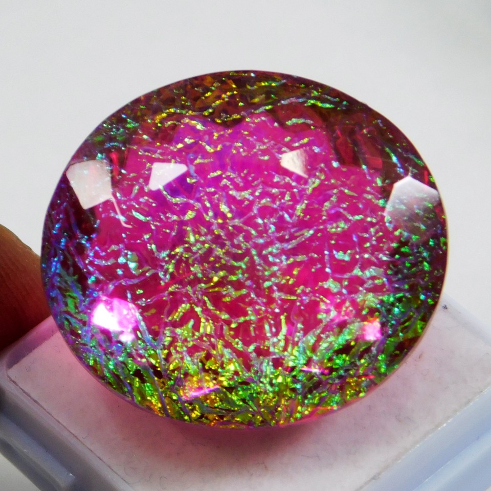 Natural 68.30 Ct Australian Monarch Fire Opal Oval Cut Certified ...