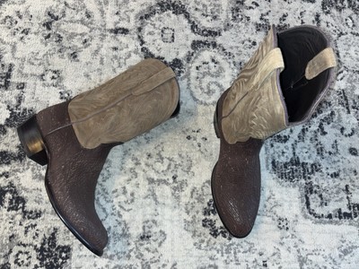 Tecovas ‘The Quintin’ Chocolate Shark Mens Size 13 D Cowboy Boots | eBay