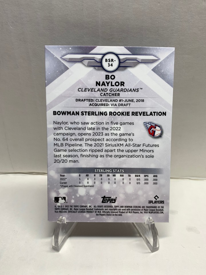 2023 Bowman Sterling Bo Naylor Rookie Card #BSR-34 | eBay