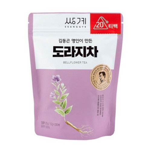 Ssanggye Korean Platycodon (Doraji) Tea 20 Bags – Traditional Herbal ...