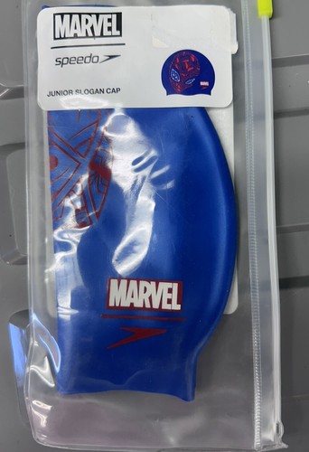 Speedo Marvel Blue Junior Spiderman Swim Slogan Cap NEW Children | eBay ...