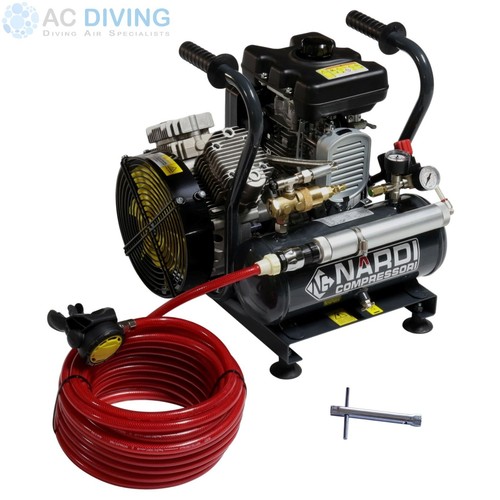 Nardi Diving Hookah / Compressor. Extreme Petrol with Hose & Regulator ...