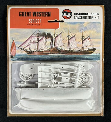 AIRFIX Historical Ship GREAT WESTERN Model Kit, #01261-6, In Blister ...