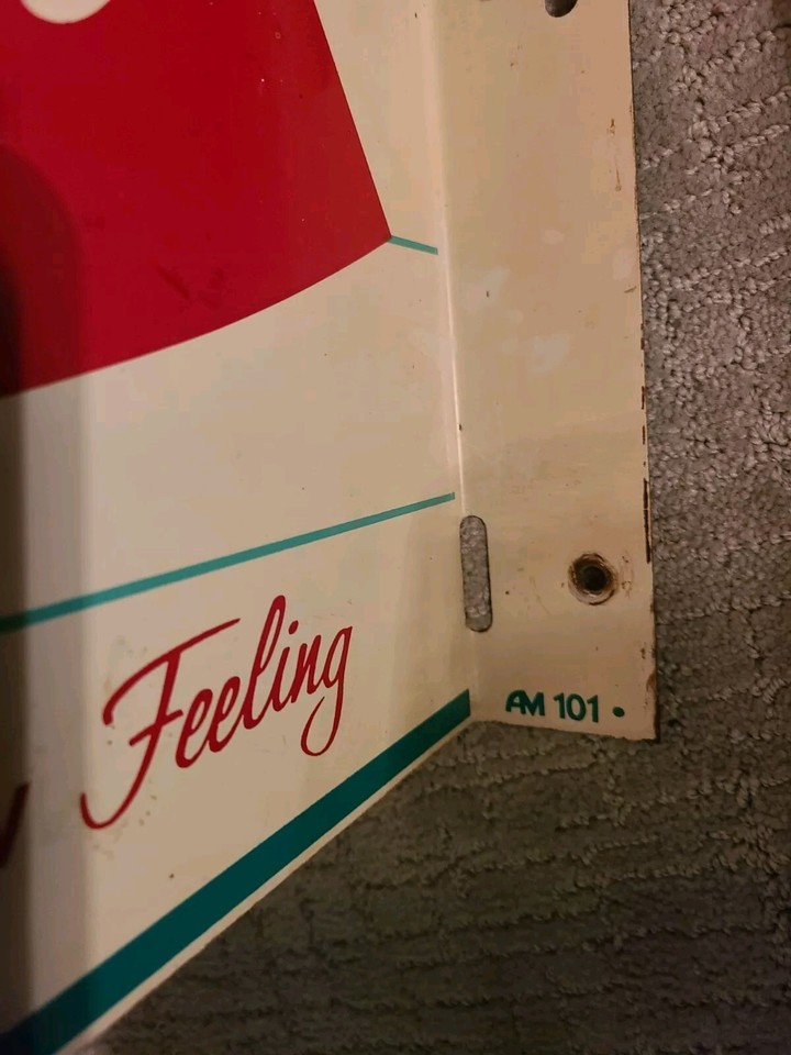 Vintage Coca-Cola Double Sided Fish Tail Sign Original 1960s Rare | eBay