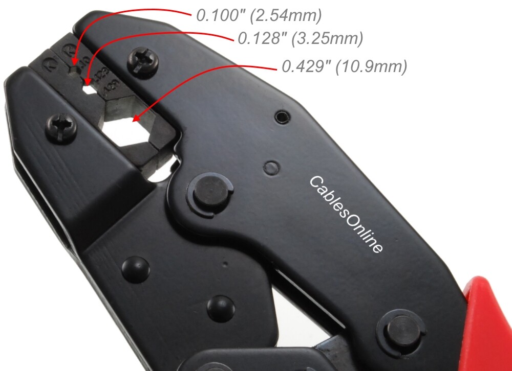 Coax Crimp Tool for RG8 RG9 RG11 RG174 RG316 Wires, UHF N SMA TNC BNC ...