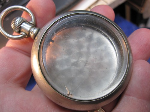 18s Silverode OF pocket watch case stem or lever set | eBay
