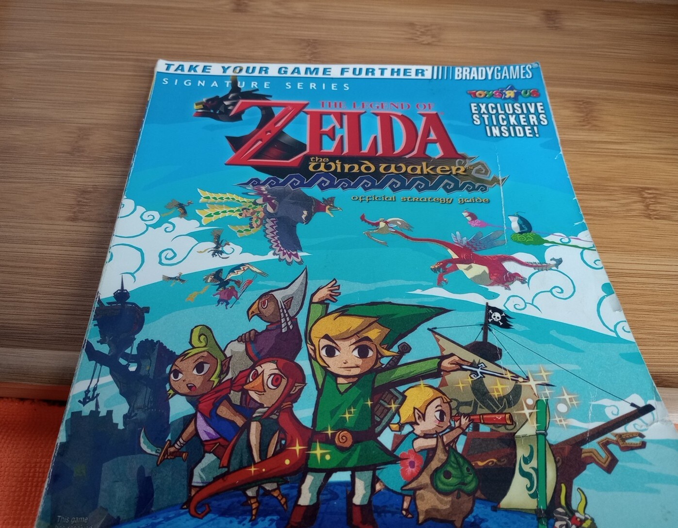 The Legend Of Zelda Wind Waker Strategy Guide - TOYS R US Sticker ...
