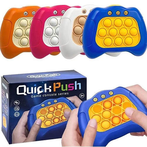 Quick Push Light Up Pop Game Fidget Toys For Adults And Kids Sensory ...