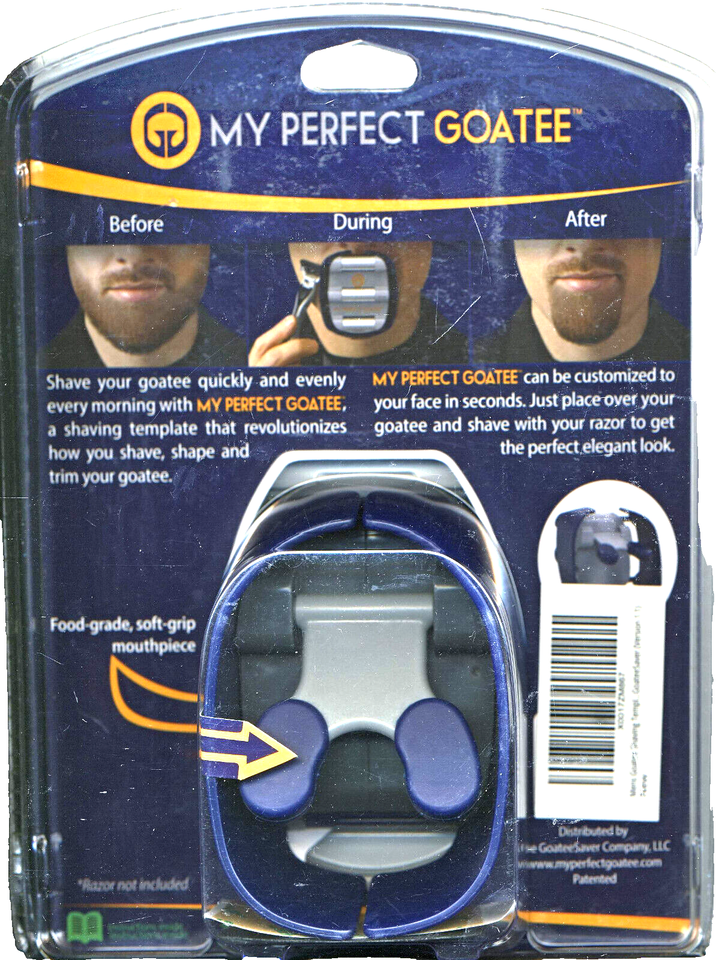 My Perfect Goatee NEW Shaving Template - Shave, Shape & Trim Goatee | eBay