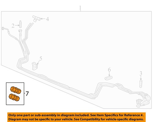 GM OEM 15-24 Enclave Air Conditioner Heater Rear Ac Lines-Repair Kit ...