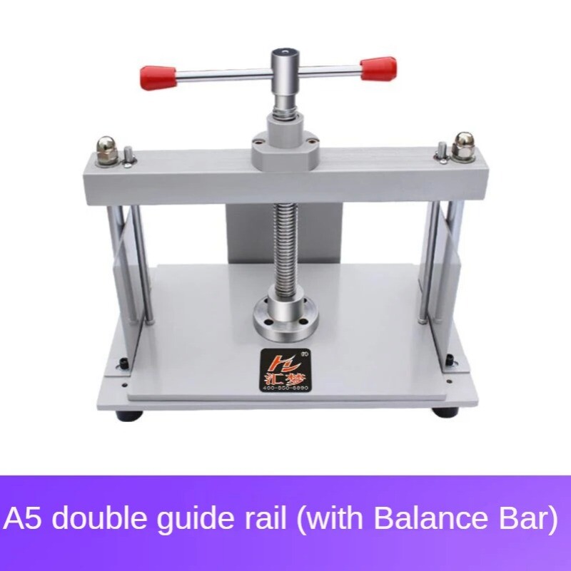 A3 A4 A5 Size Double Guide Shaft Manual Flat Paper Press Machine for ...
