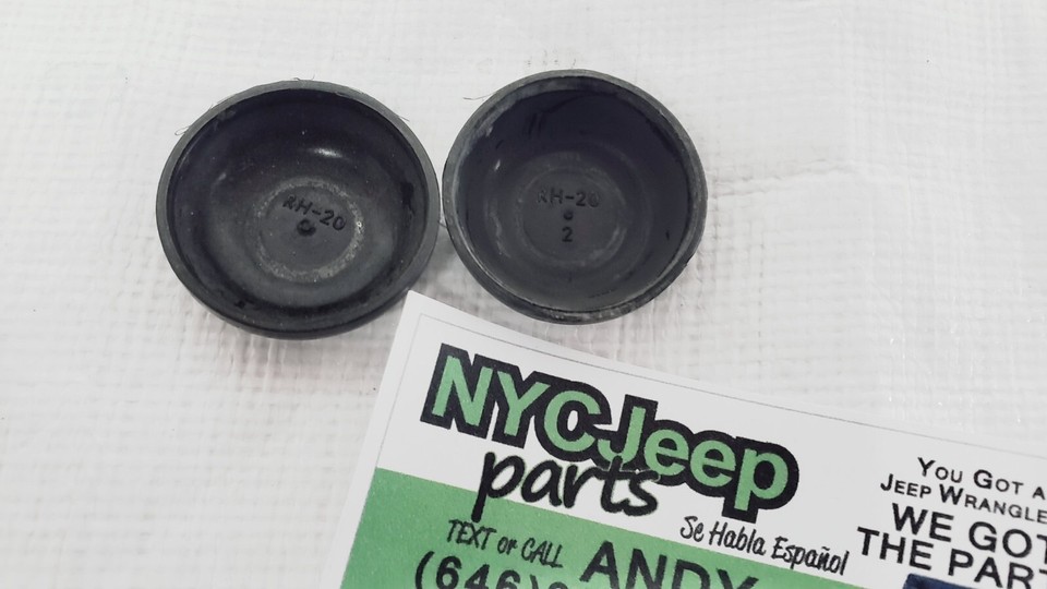2pc 87-95 Jeep YJ Wrangler Front Seat Belt Roll Bar Screw Bolt COVER ...