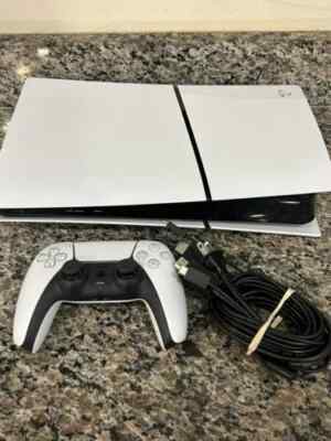 Sony PS5 Slim Digital Edition 1TB Video Game Console - White ...
