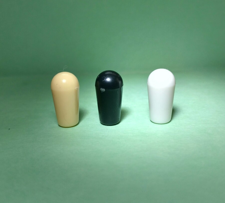 3x Toggle Switch Tip Knob Cap for Epiphone Guitar LP SG V, Cream White ...