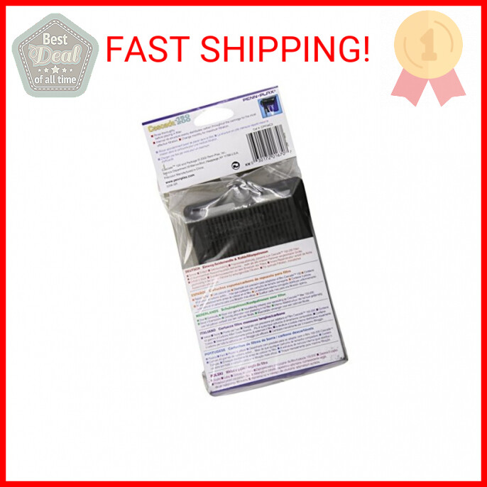 Penn-Plax Cascade Hang-on Power Filter Replacement Cartridges - 3 Pack ...