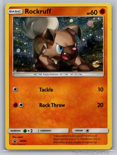 Rockruff - Promo SM Promos Holo SM06 MP | eBay