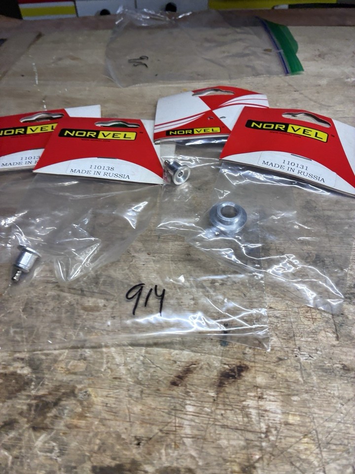 914. NOS Norvel .061 Heads Glow Plugs For Cox .049 R/c Model Airplane ...
