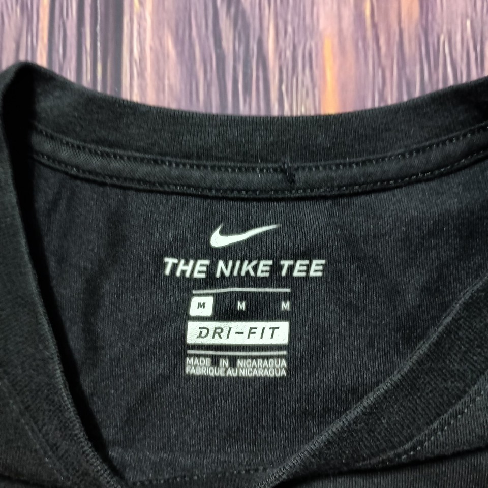 Nike Dri-FIT USMC Oorah Shirt Mens Medium Black Long Sleeve Pullover ...