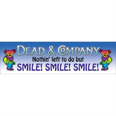 Grateful Dead Dead And Company Sticker Nothing Left To Do But Smile ...