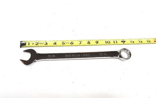 Klein Tools 68421 Combination Wrench 15/16" SAE Made In The USA" | eBay