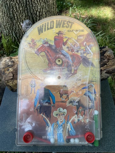 1969 Hasbro Wild West Game Pinball Machine tabletop toy | eBay