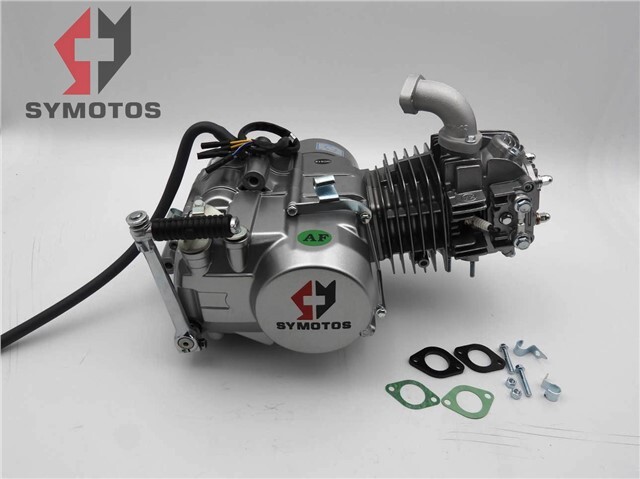 Symotos Silver Pit Bike Engine Gen 3 YX140cc With Z40 Cam & 12v Outer ...