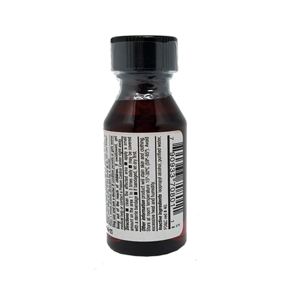 Germa MercuroChrome. First Aid Antiseptic. For Minor Wounds. 1 Oz. Pack ...